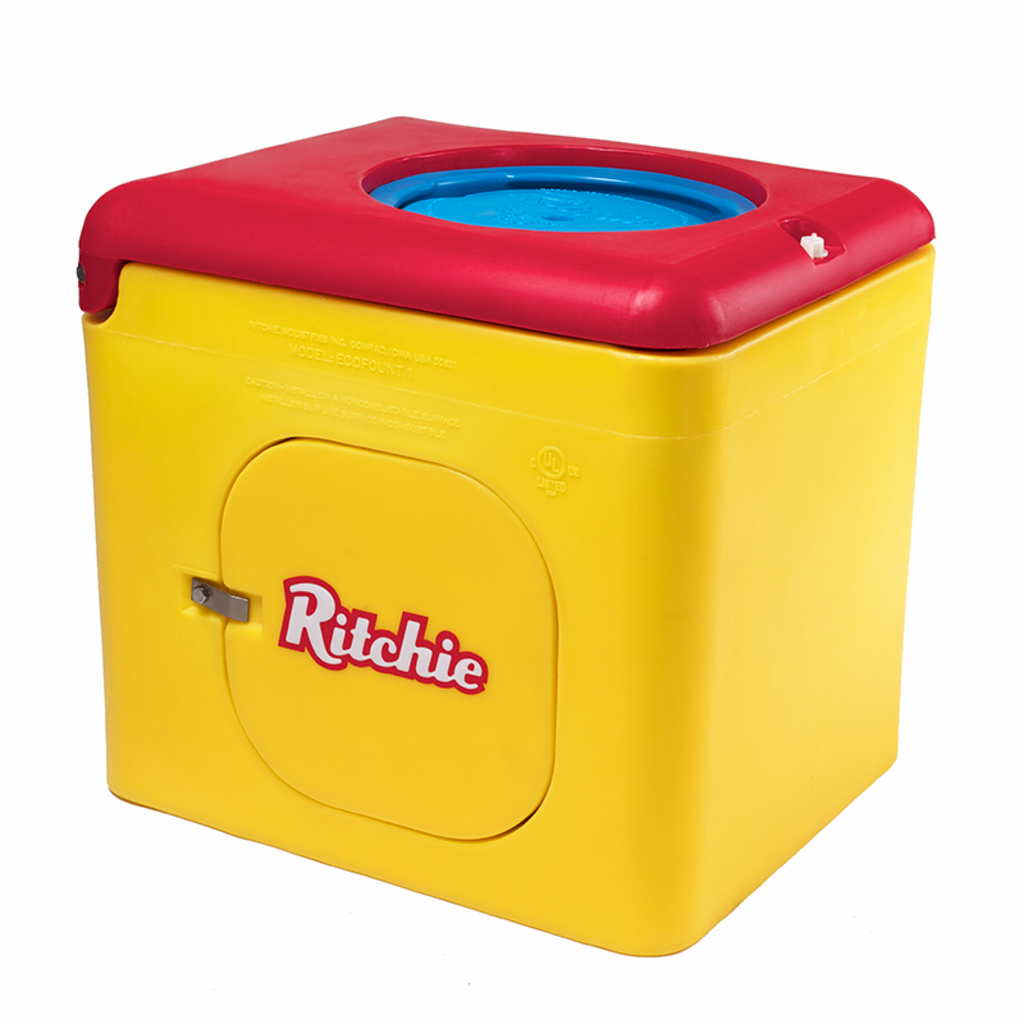 Ritchie EcoFount 1 Waterer with Heater for Horses & Cows - 3.5 Gallon ...
